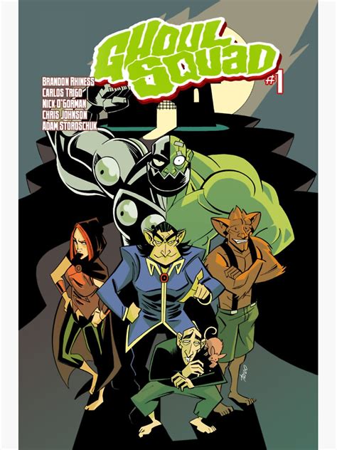 Ghoul Squad Comic Cover Design Sticker For Sale By Higheruniverse Redbubble