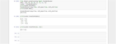 standardscaler sklearn