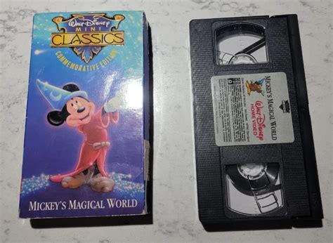 Walt Disney Mini Classics Mickeys Magical World Vhs 1991 412