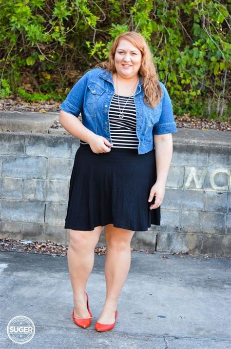She Wore What Casual Stripes Skater Skirt • Suger Coat It Skirts Casual Stripes Simple