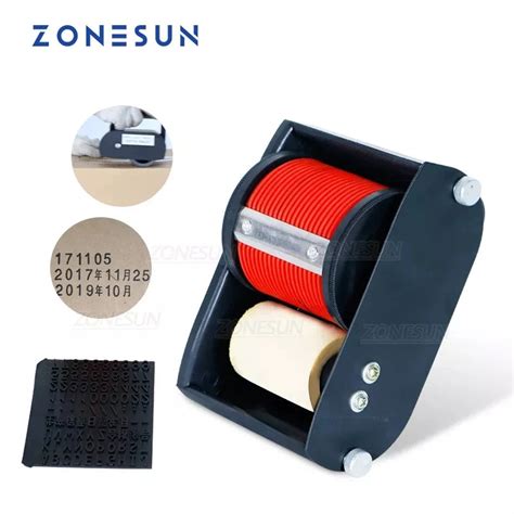 Zonesun Manual Coding Machine For Carton Batch And Date Printing
