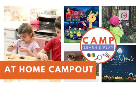 Camp Learn And Play At Home Campout No Time For Flash Cards