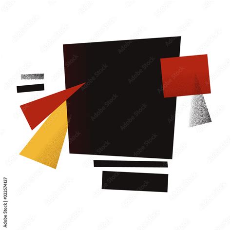 Vector De Stock Russian Avant Garde Soviet Constructivism Geometric Ornament Background