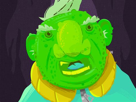Troll Guy In A Parka By Nathan On Dribbble