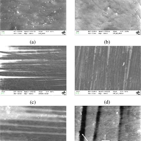Sem Image Of Cfrp Reference Left Column And Sample Right Column