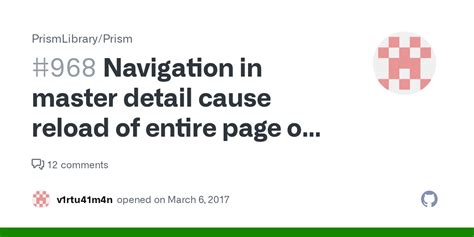Navigation In Master Detail Cause Reload Of Entire Page On Very Navigation · Issue 968