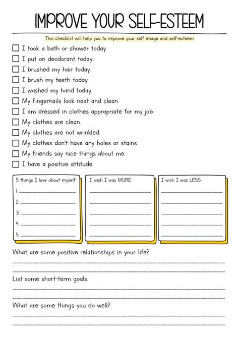 20 Self Motivation Worksheet Self Esteem Worksheets Self Esteem