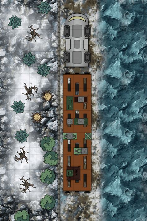 Winter Outpost Supply Run R Battlemaps