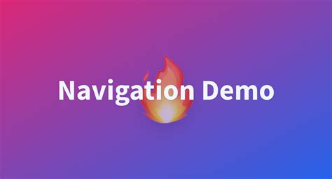 Navigation Demo A Hugging Face Space By Eagle0504