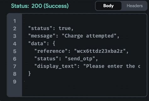 api status code is a string