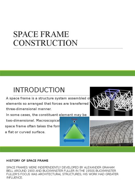Space Frame Construction Pdf Building Engineering Structural