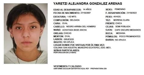 Yaretzi De 14 Años Salió De La Prepa Y Desapareció A Metros Del Módulo De Policías En Ecatepec