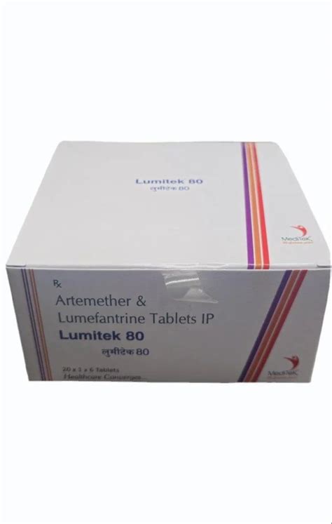 Artemether Lumefantrine Ip Tablets 80 Mg 480 Mg At Rs 180 Box In Indore
