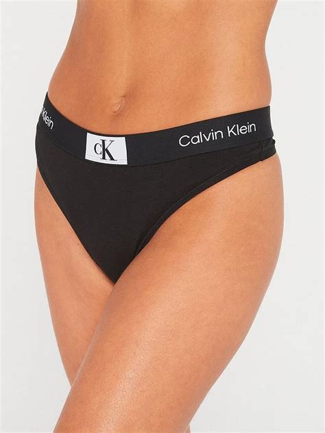 Calvin Klein Modern Thong Black Very