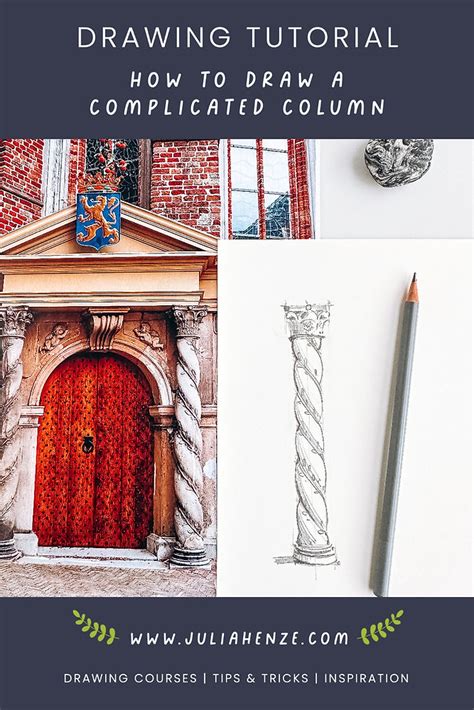New Youtube Tutorial How To Draw A Complicated Column