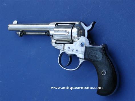 Antique Arms Inc Colt 1877 Lightning Etched Panel In Exc Condition