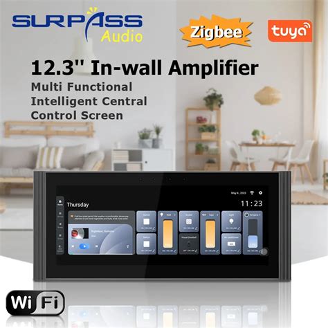 Smart Home Tuya Wifi Zigbee 123 Inch In Wall Amplifier Android 11