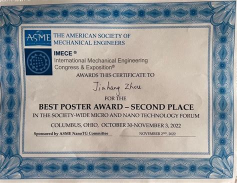 Jiahang Zhou On Linkedin Asme Imece Asme Imece2022