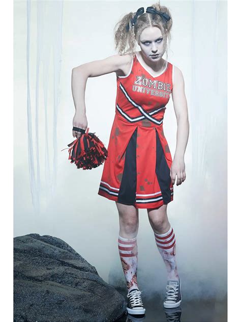 Zombie Cheerleader Costume For Women Chasing Fireflies