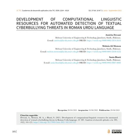 Development Of Computational Linguistic Resources For Automated