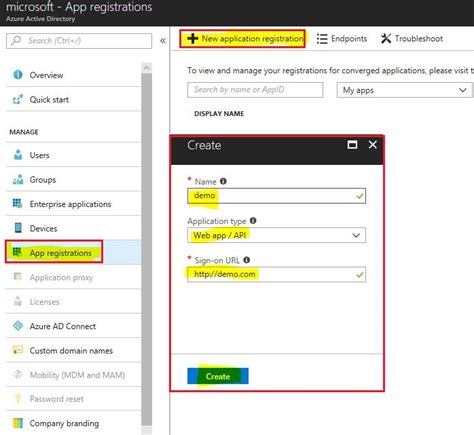 Manageiq How To Generate Key Token On Azure Portal Stack Overflow