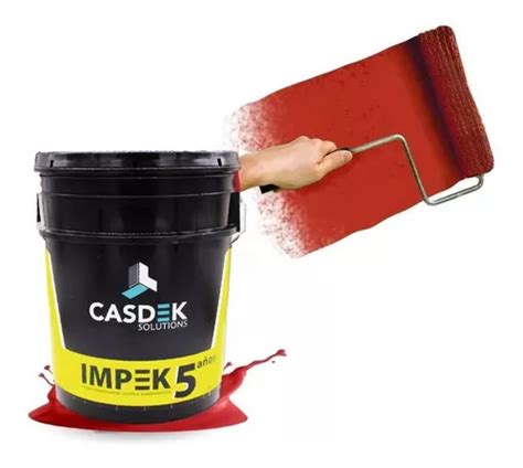 Impermeabilizante Acrílico Elastomérico De 5 Años Ecologico Color