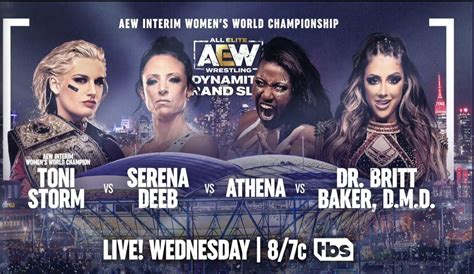 New Title Matches Announced For Aew Dynamite Grand Slam