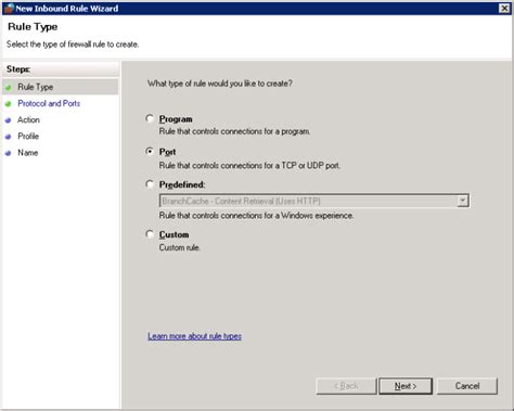 Configure Windows Firewall For SQL Server 2008 Database Engine In