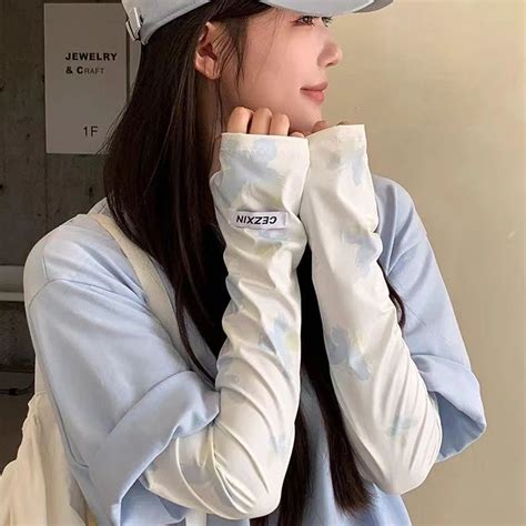 宽松冰袖女款防晒防晒袖袖套2024新款防紫外线夏季手套