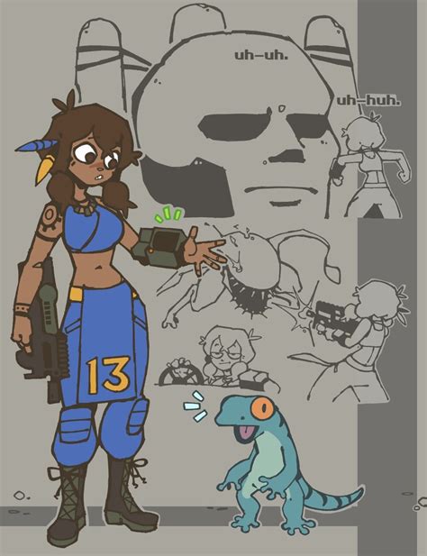 The Chosen One Wanamingo And Gecko Fallout And 1 More Drawn By