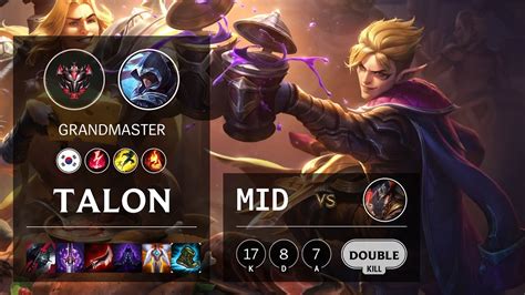 Talon Mid Vs Twisted Fate KR Grandmaster Patch YouTube