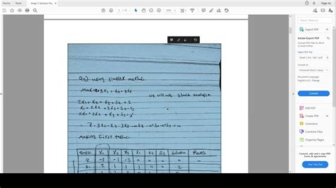 Sec 2 Simplex Method Youtube