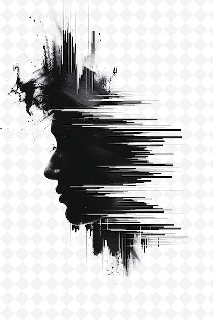 Png Scan Line Glitch With Horizontal Lines Digital Noise And Dis