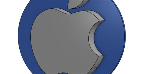 Apple Logo Par 3dprinter Téléchargez Gratuitement Un Modèle Stl