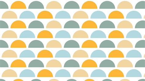 Premium Vector Seamless Pattern With Colorful Semicircles On White Background
