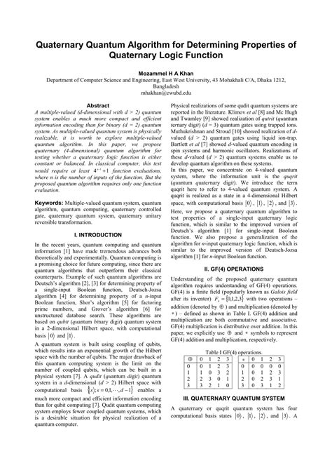 Pdf Minimized Reversiblequantum Synthesis Of Non Reversible Quinary
