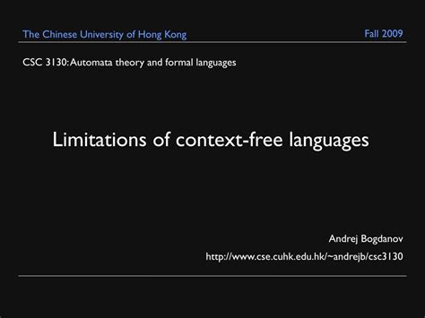 PPT CSC 3130 Automata Theory And Formal Languages PowerPoint Presentation ID 5579589