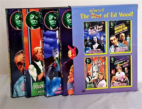Dvd Box The Worst Of Ed Wood Importado 4 Filmes Dvd Blu Ray E