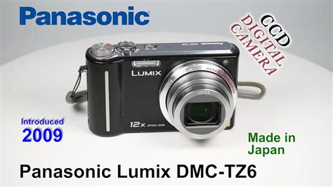 2009 Panasonic Lumix DMC-TZ6 - CCD Digital Camera - YouTube