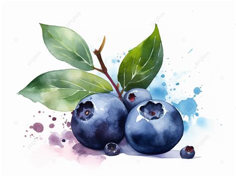 블루베리 수채화 배경 수채화 삽화 삽화 수채화 아트 블루베리 Png 일러스트 및 이미지 에 대한 무료 다운로드 Pngtree