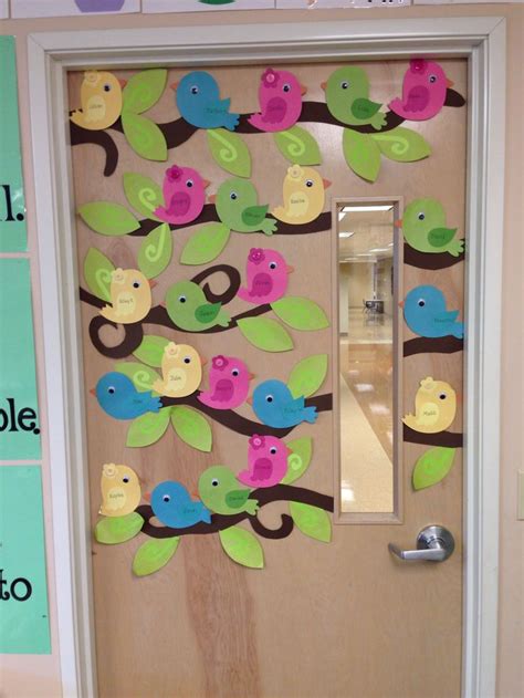 Birds On My Classroom Door Bird Classroom Homeschool Room Design