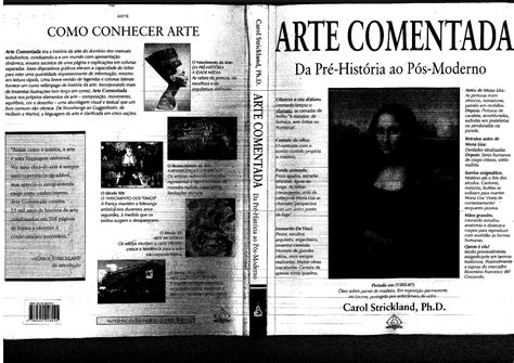 Arte Comentada Carol Strickland Livro Arte Comentada Carol