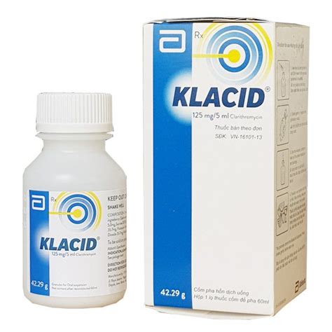Klacid 125mg5ml Abbott C60ml ThuỐc SỈ SÀi GÒn