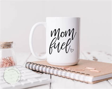 Mom Fuel Coffee Mug Mothers Day T Mom T Etsy
