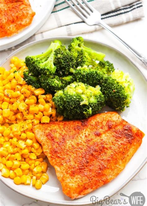 Air Fryer Old Bay Salmon Big Bears Wife