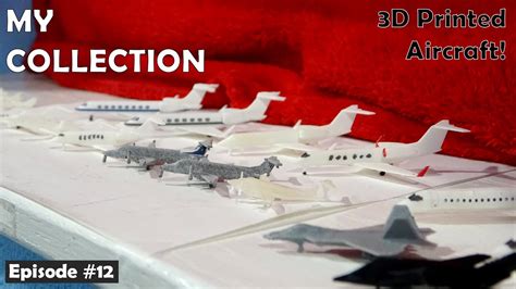 My Collection 12 3d Printed Aircraft Shapeways Jetset Models And More Youtube