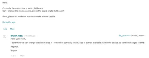 Tda4vh Q1 Not Enough Size Of Msmc Processors Forum Processors Ti