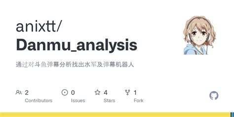 Github Anixtt Danmu Analysis