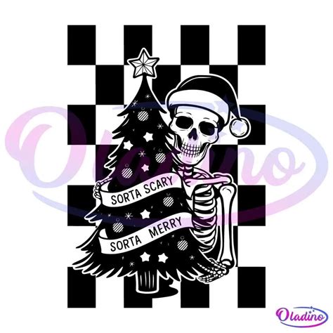 Sorta Merry Sorta Scary Svg Oladino
