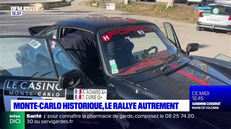 Le Rallye Monte Carlo Historique De Passage Dans Les Alpes De Haute